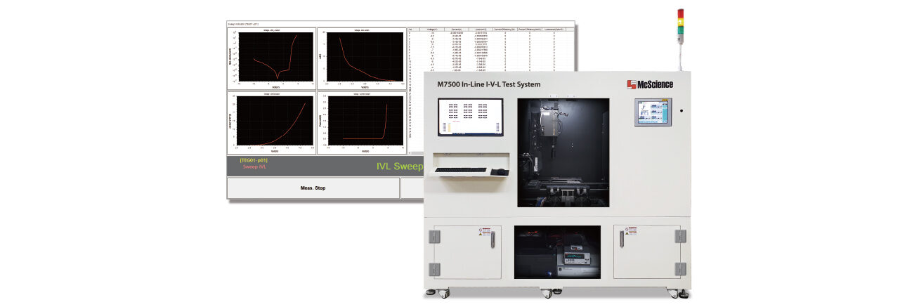 M7500 인라인 I-V-L 측정 시스템 – Mcscience Inc.
